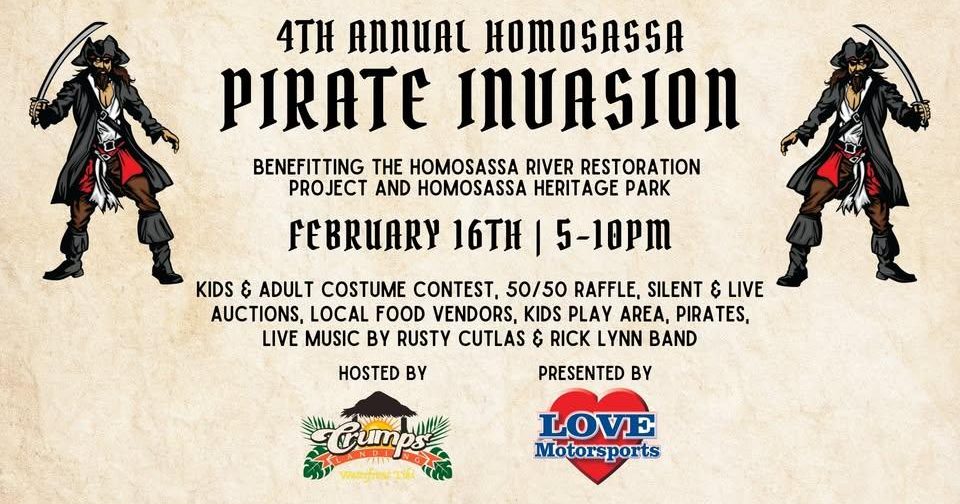4th Annual Homosassa Pirate Invasion | Discover Crystal River